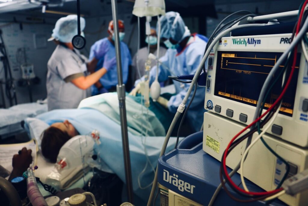 If the anaesthetic caused you to stop breathing properly — was that a ...